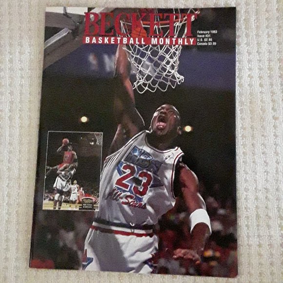 Other | Vintage 9s Beckett Basketball Magazine Michael Jordan All Star ...